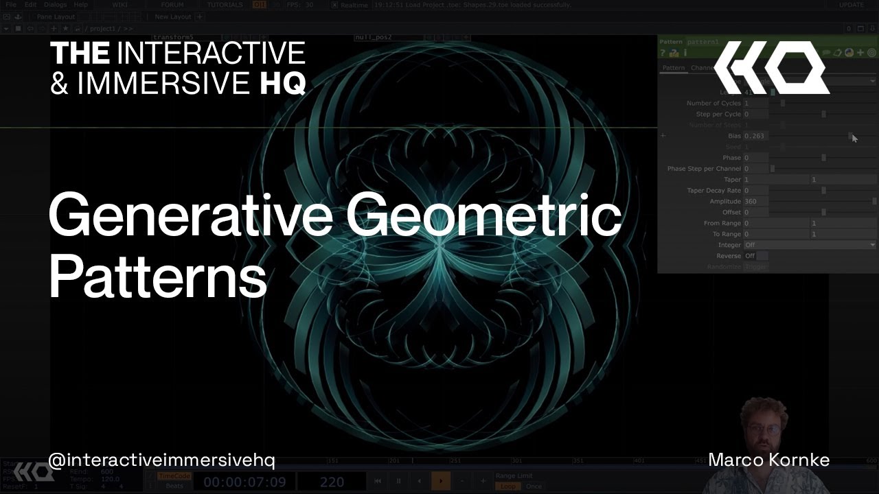 Generative Geometric Patterns in TouchDesigner - TouchDesigner Tutorial 168
