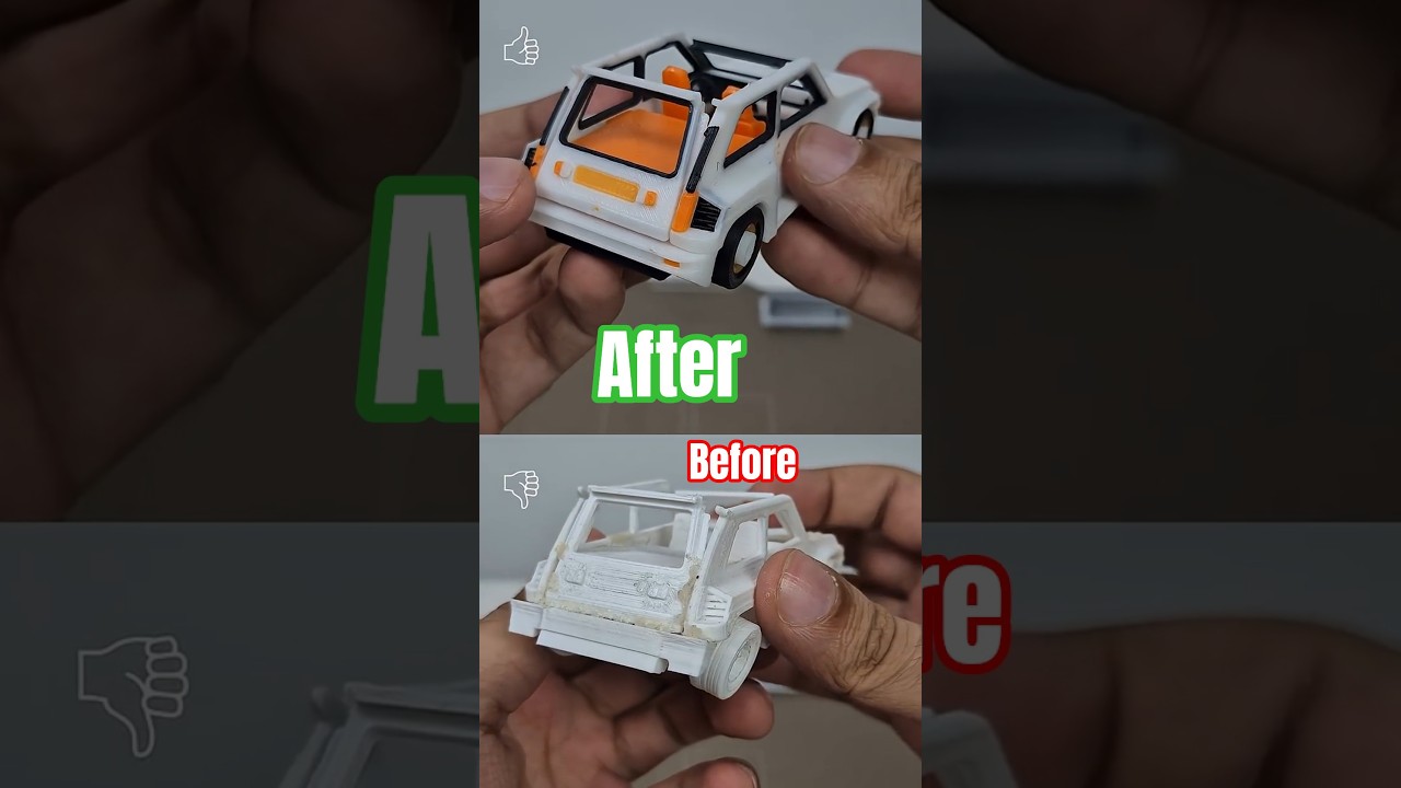 3D Printed Easy to build car | made on Bambu labs p1s