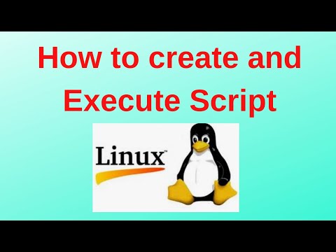 How to create and execute Linux scripts with examples