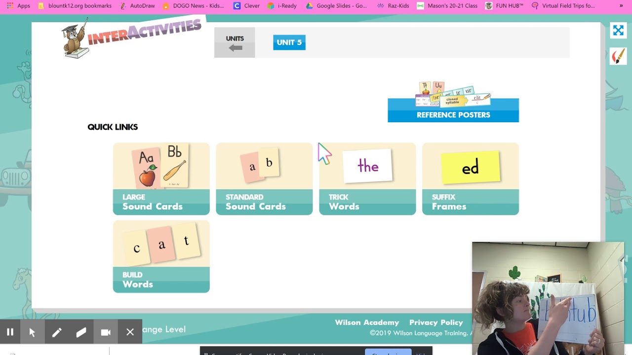 Fundations Unit 5 Week 1 Day 1