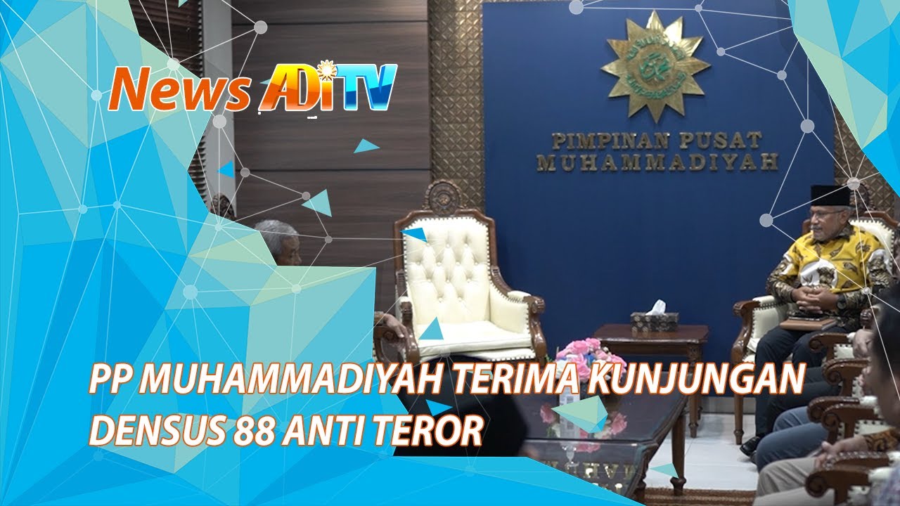 PP MUHAMMADIYAH TERIMA KUNJUNGAN DENSUS 88 ANTI TEROR