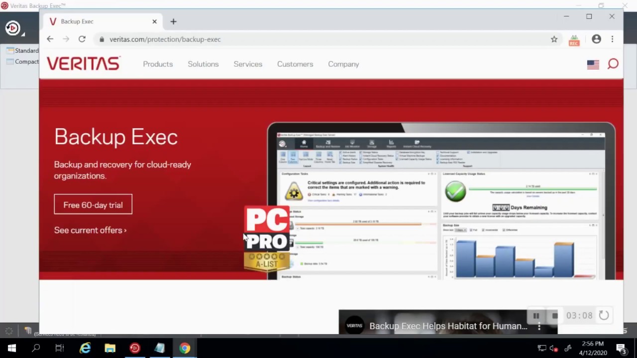 Veritas Backup Exec 21 (VBE) - Adding Server , Deduplication Storage , Running B/up !!!