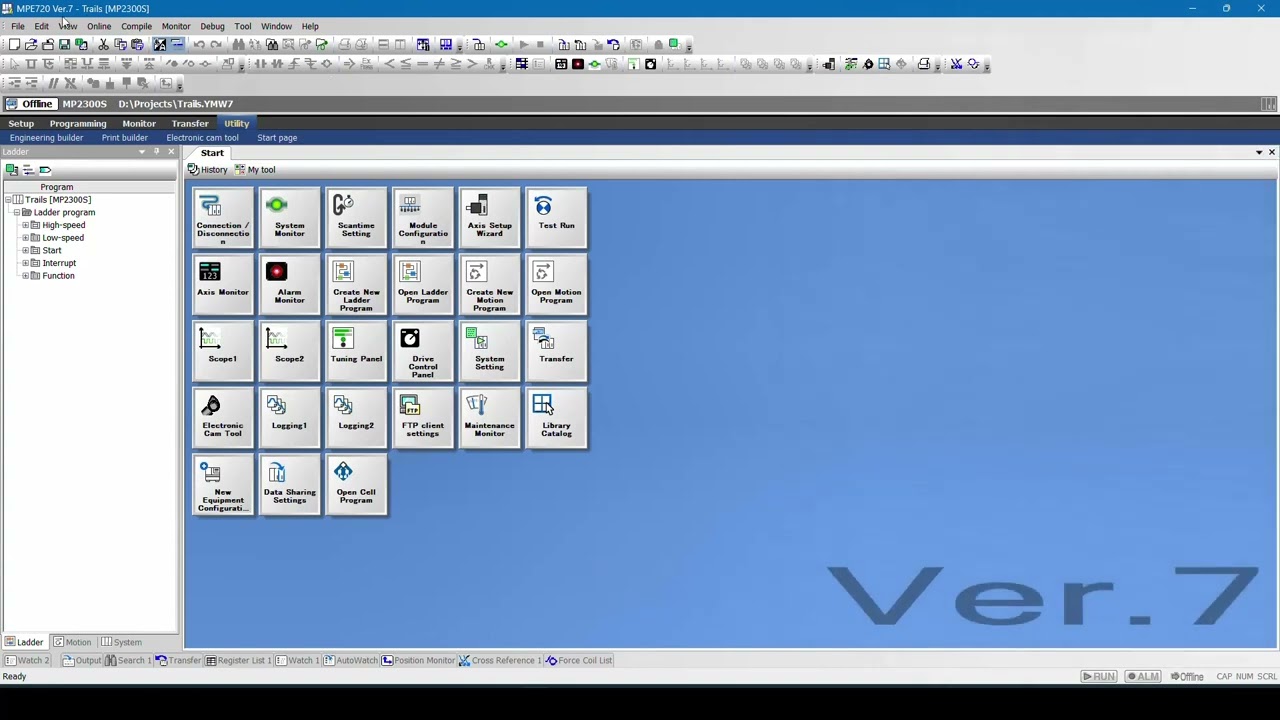 1.3 MP2300S Basic Offline Programming