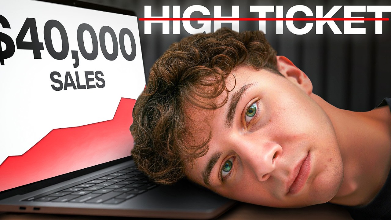 Why I Quit High Ticket Sales at $40K/mo...