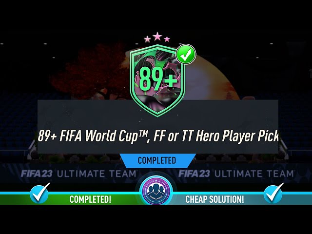 FIFA 23 89+ World Cup, FF or TT Hero Player Pick SBC (July 1): How to ...