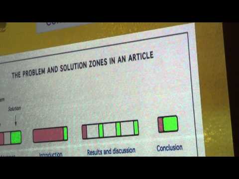WRITING SCIENTIFIC ARTICLES (Part 12 of 18): Problem and solution zones in your article