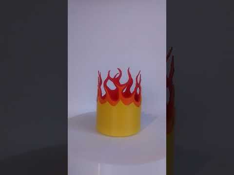 STL file Flaming container・3D printer design to download・Cults