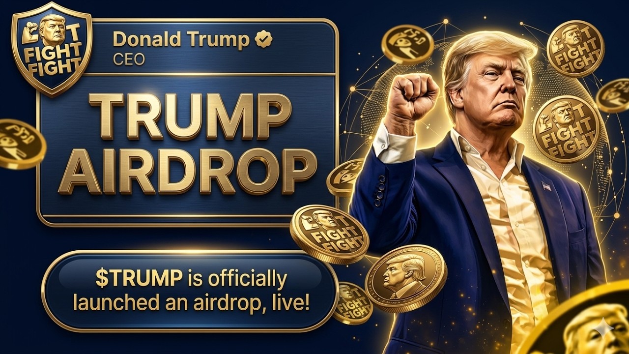 New Crypto Airdrop |  Trump Coin Airdrop Claim Up To 30,000$