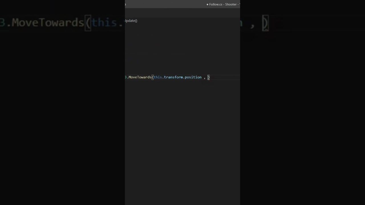 Follow in Unity - Fast Unity tutorial