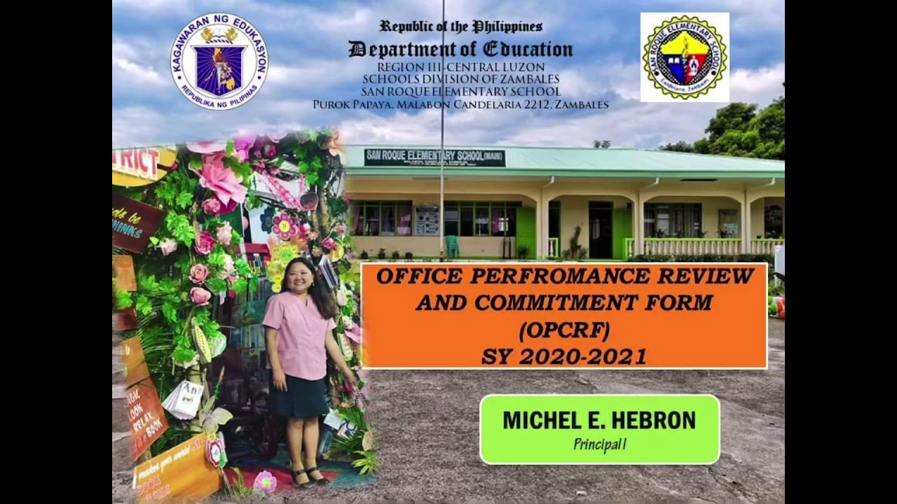 Office Performance Review and Commitment Form (OPCRF)