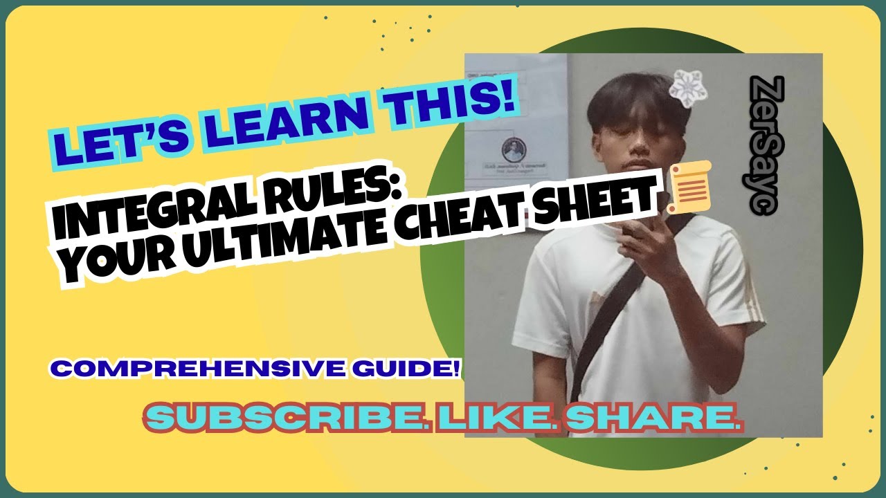 Integral Rules: Your Ultimate Cheat Sheet 📜