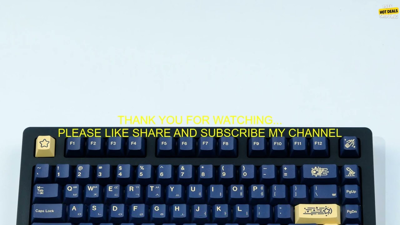 1005005897046243 KBDiy 124 Keys GMK Stargaze Clone PBT Korean Keycaps Cherry MX Profile