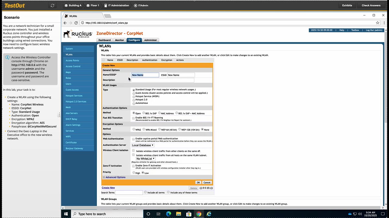 8.4.5 Configure a Wireless Network