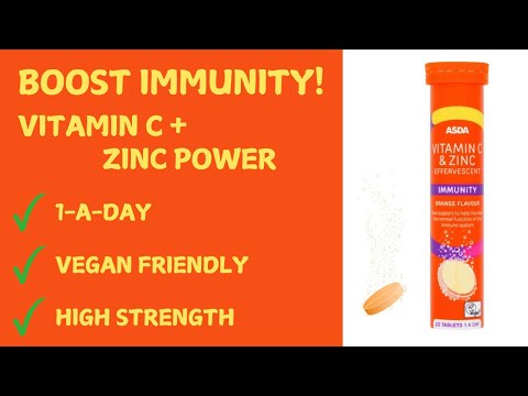ASDA Immunity High Strength Vitamin C & Zinc Effervescent Orange Flavour Tablets / Capsules - Review
