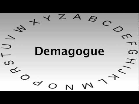 SAT Vocabulary Words and Definitions — Demagogue