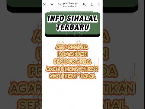 SERTIFIKASI PRODUK HALAL INFO TERBARU🔴 WAJIB HALAL 2024