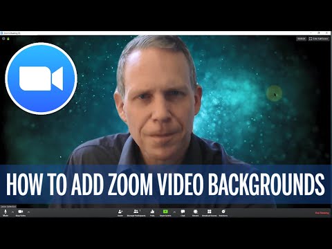 Adding Zoom motion background videos - Fun for video conferencing or education!