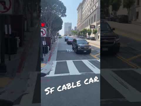 Sf cable car 🚠?? Also what does MUNI SF stand for #shorts