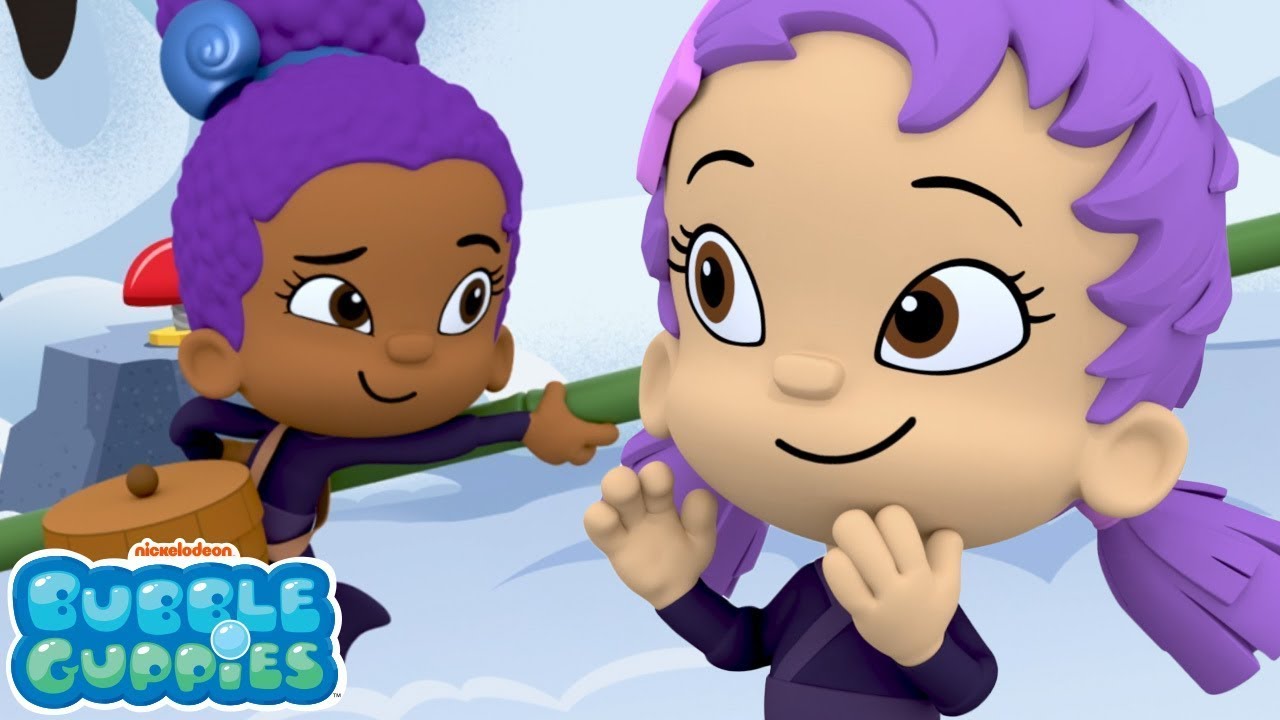 Oona and Zooli's Mountain Ninja Rescue! | Bubble Guppies