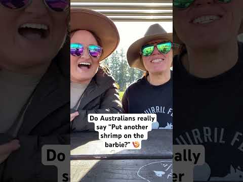 Do Australians really say “Put another shrimp on the barbie?” 🍤 #usa #australia #bbq
