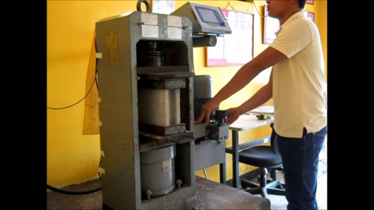 Materials Testing & Construction Concrete Hollow Blocks Test