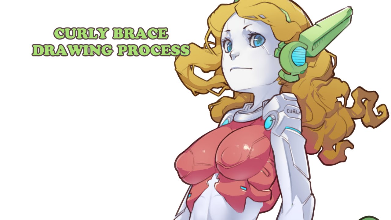 Curly Brace drawing process