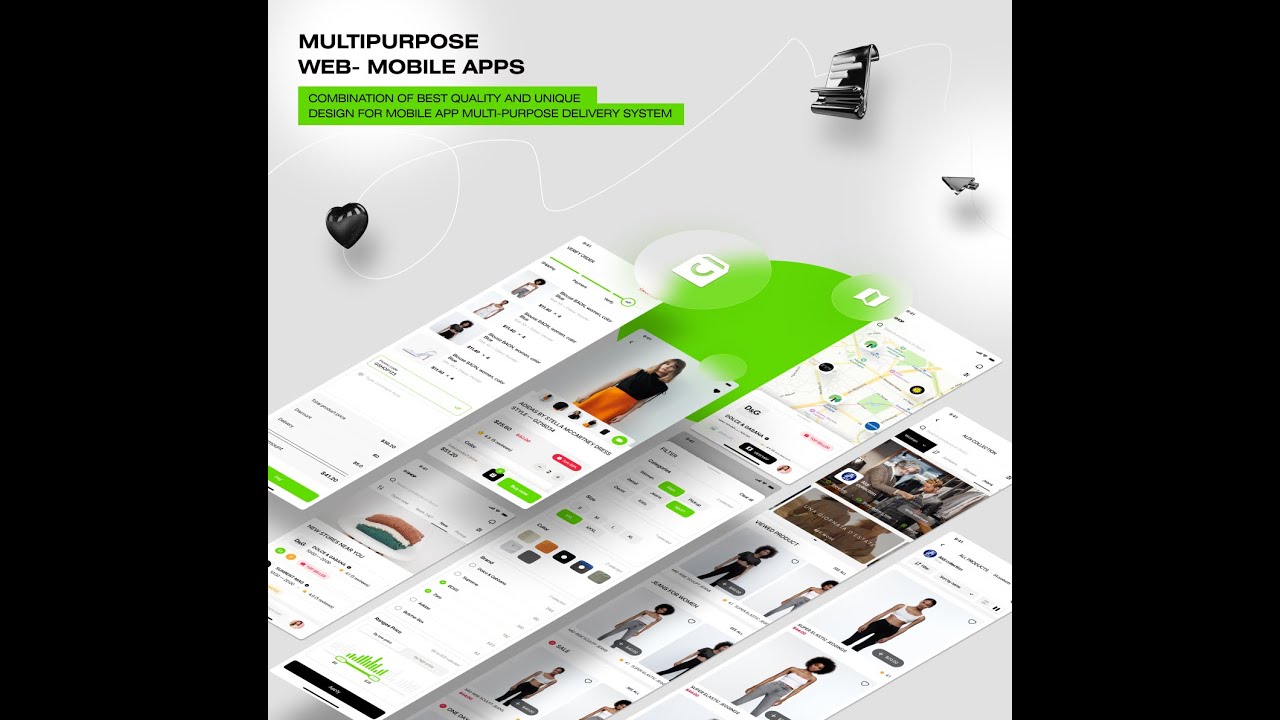 Multi-vendor/seller & single vendor marketplace, full solution  ( apps, web, admin)