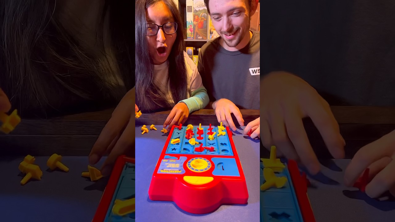 Perfection BATTLE! #shorts #couples #boardgames