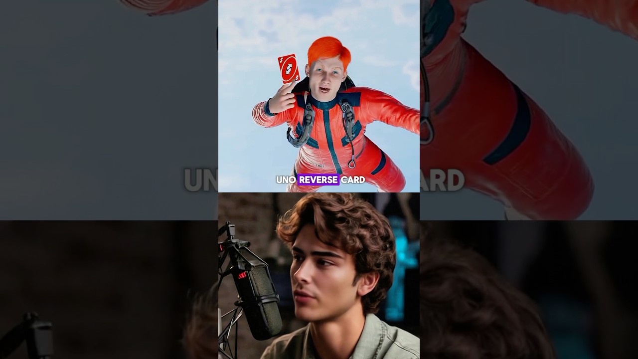 He Pulled an UNO Reverse While Sky Diving! 🤯