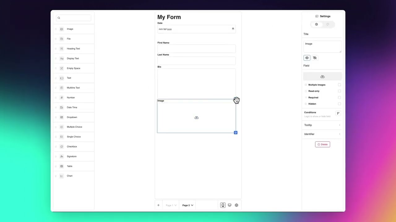 Form Builder Tutorial: Building mobile forms