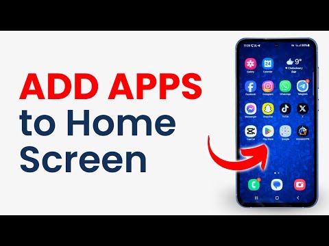 How to Add Apps to Home Screen on Samsung Galaxy Phone