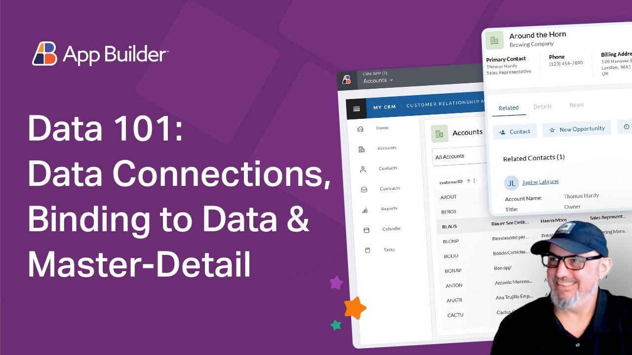 App Builder Data 101: Data Connections, Binding to Data & Master-Detail