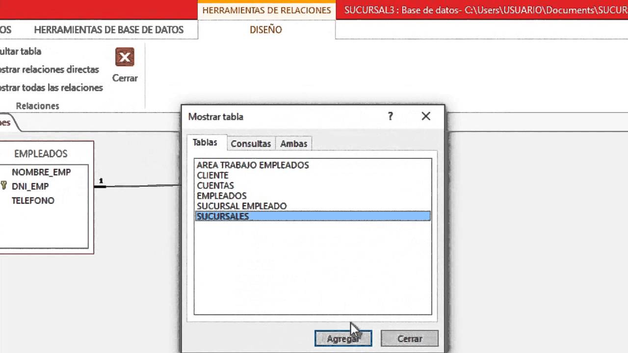 TIPOS DE RELACIONES EN ACCESS