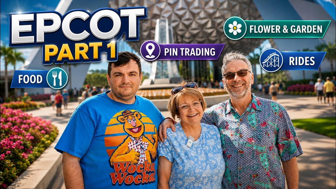 Adventures At Epcot Part 1 | Flower And Garden Festival | Pin Trading | Rides, Food & Fun