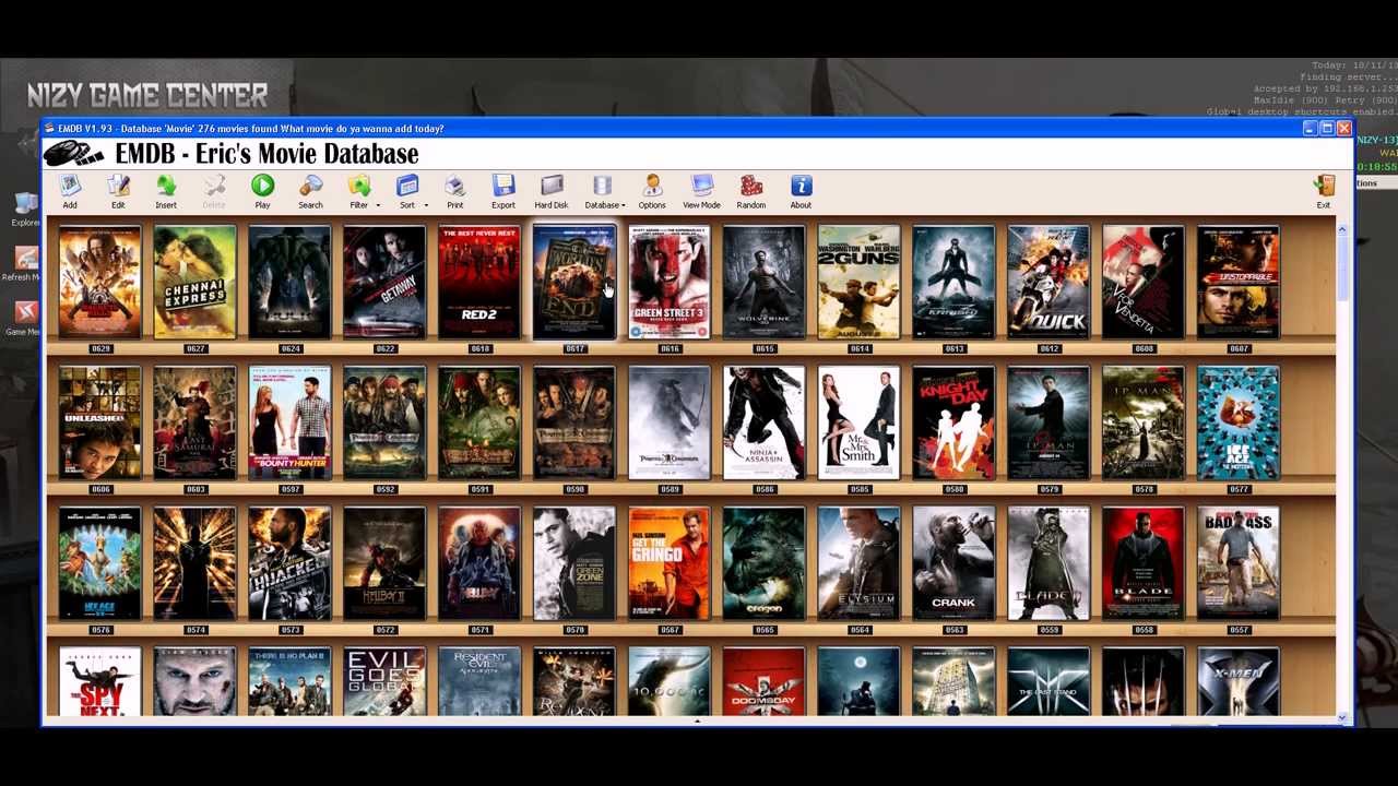 EMDB movie launcher for client diskless