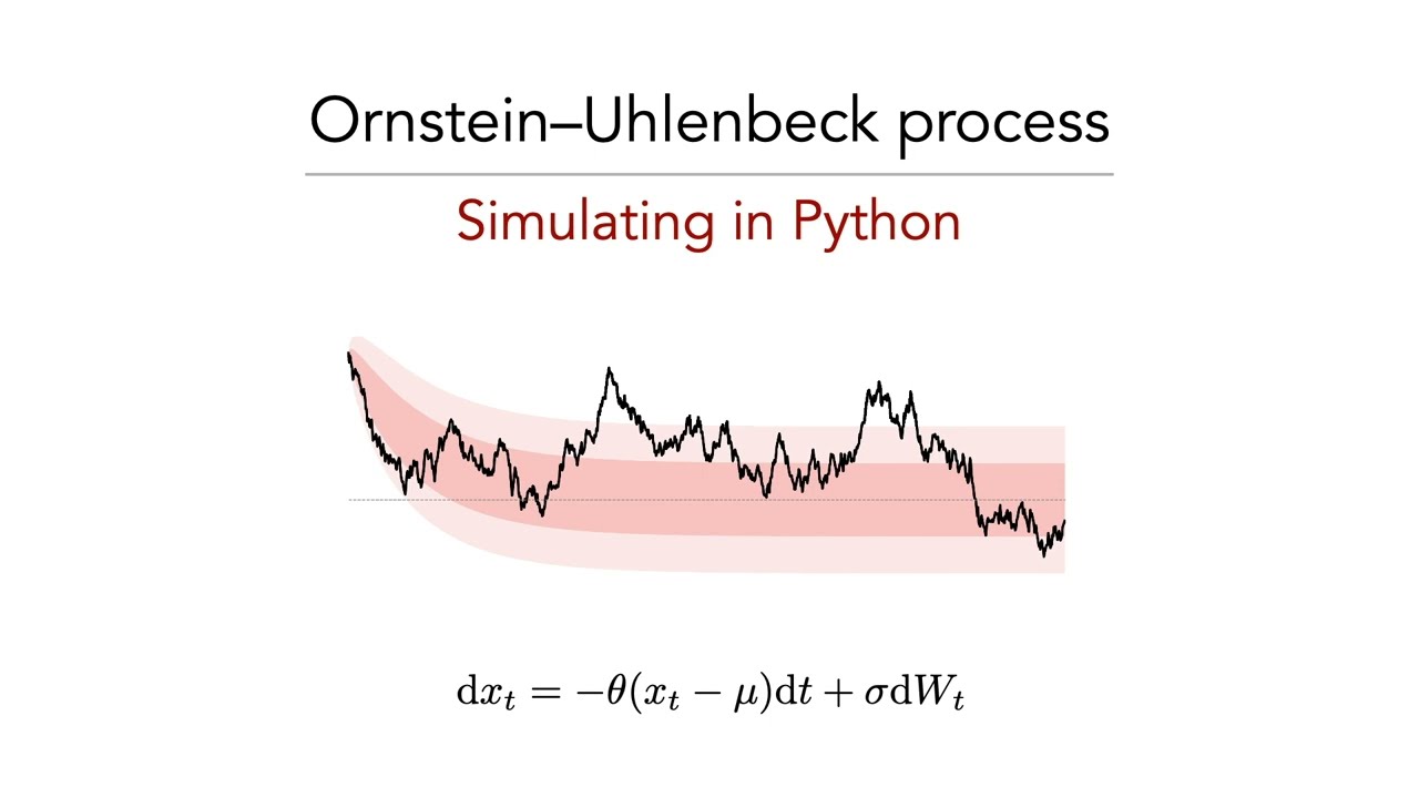 Ornstein-Uhlenbeck process | Simulation in Python