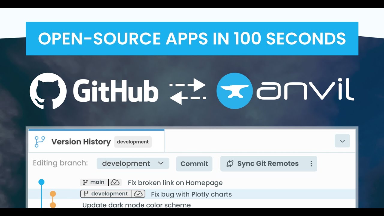 Open-sourcing Anvil Apps In 100 Seconds