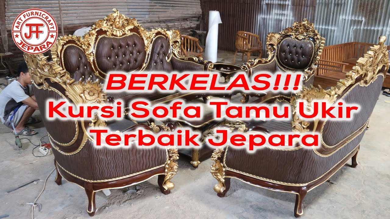 PALING MEWAH !!! SOFA TAMU UKIR JATI TERBAIK CALISTA JEPARA