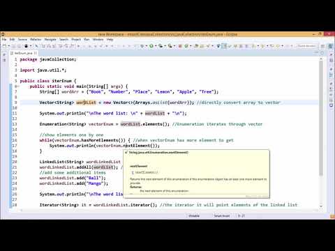 Learn Java Essentials Enumeration and iterators - Mind Luster