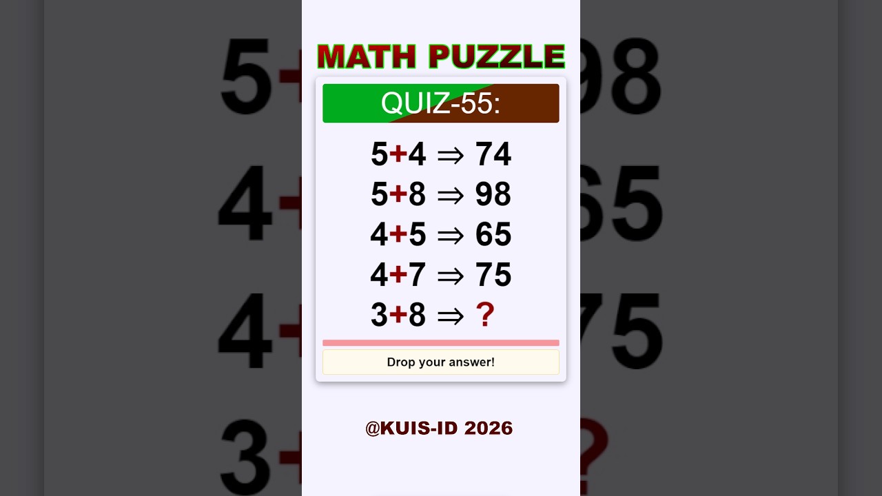 Math Puzzle 5 : Can You Solve This Pattern? #mathquiz #short #live