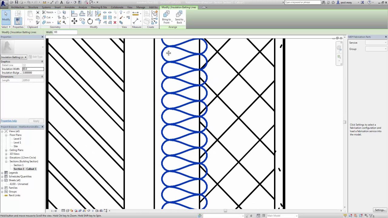 New Revit Wall, Section and Detail