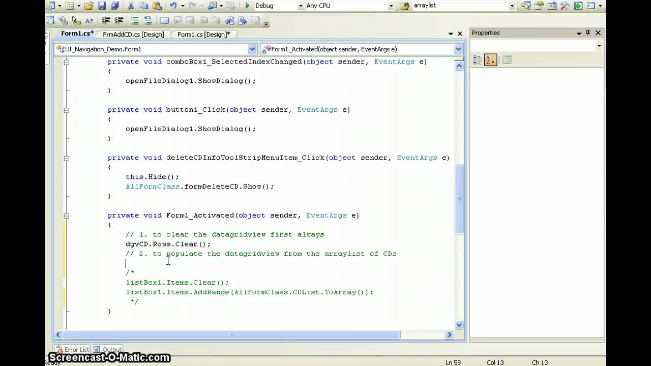 c# datagridview tutorial part 1