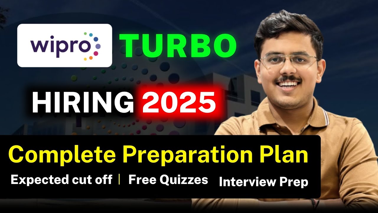 Wipro Turbo Complete Preparation Plan | Wipro Off Campus Hiring 2025 🚀🔥