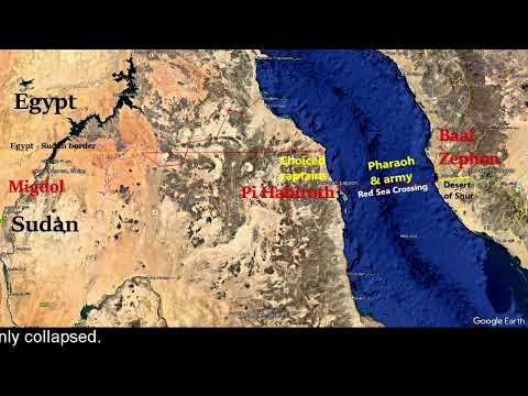 EXODUS - Pi Hahiroth or Yam Suph (the Sea of Reeds) was the Rawayah Lagoon in Dungunab bay, Sudan