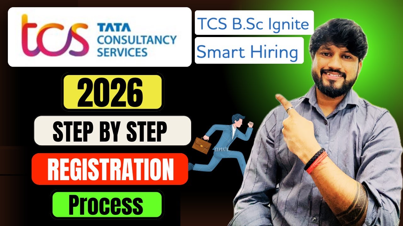 TCS Ignite & Smart Hiring 2026 Registration 🔥 Step-by-Step Process | Complete Form Filling Guide