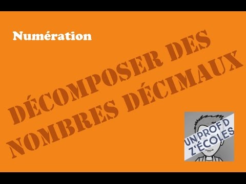 La décomposition des nombres décimaux | Le groupe 503