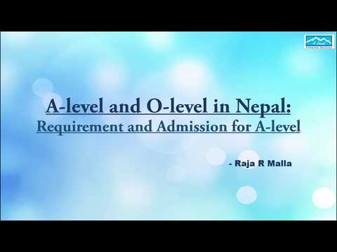 A-level and O-level in Nepal: Requirement and Admission for A-level
