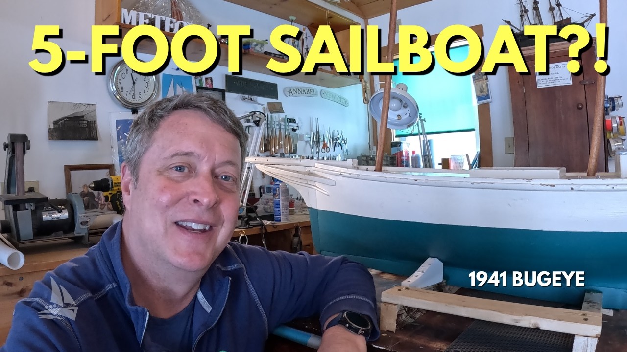 This 5-Foot Sailboat Is Built Like the Real Thing! | 1941 Bugeye Model
