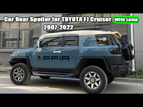 China Factory| Workblank Rear Spoiler With Lamp For Toyota FJ Cruiser 2007-2022 Review