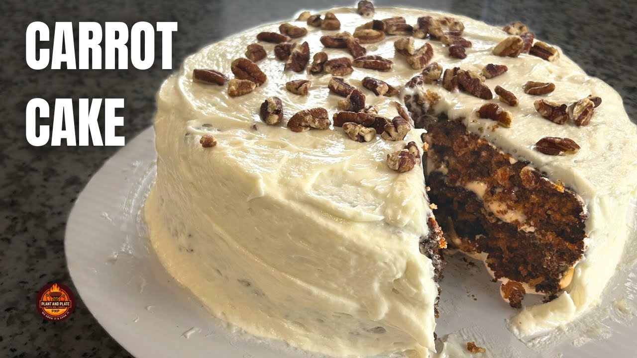 Carrot Cake Recipe | Moist Layer Cake with Cream Cheese Frosting
